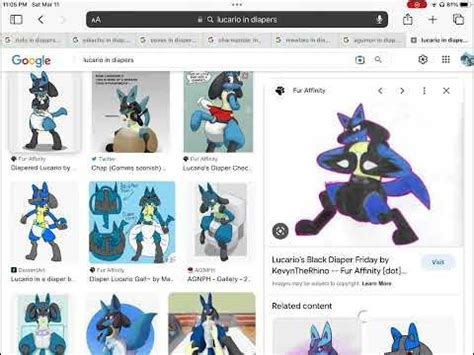 Lucario In Diapers Youtube
