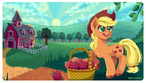 Pixilart Applejack By Nessa27