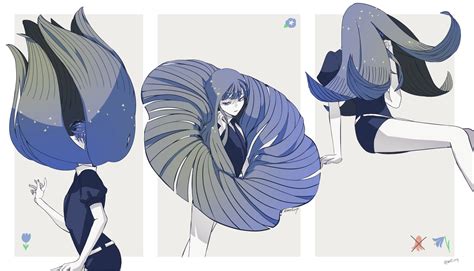 Mt5 014 Lapis Lazuli Houseki No Kuni Houseki No Kuni Highres 1other Blue Eyes Blue Hair