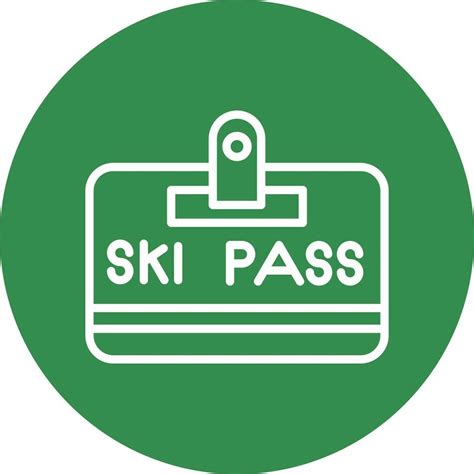 Ski Pass Vector Icon Design 25113313 Vector Art At Vecteezy