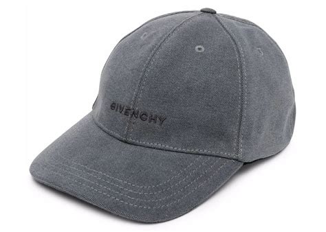 Gorra Con El Logotipo De Givenchy Gris Us