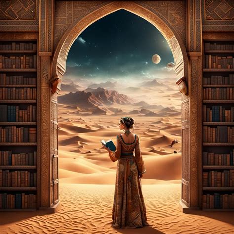 Ancient Libary In The Sahara Ai Generated Artwork Nightcafe Creator