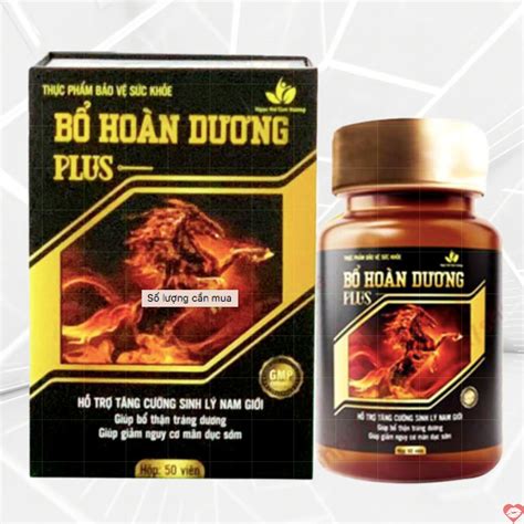 Thuốc Bổ Hoàn Dương Plus Tăng Cường Sinh Lý Nam Hiệu Quả