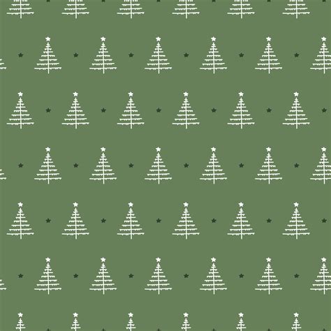 Green Christmas Pattern With Trees 13924628 Vector Art At Vecteezy