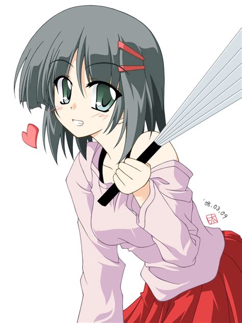 Otamon Aizawa Sakuya Hayate No Gotoku Silver Hair 00s Blush Green Eyes Hair Ornament