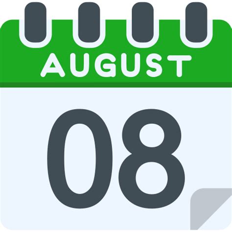 August Generic Color Fill Icon