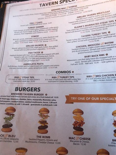 Online Menu Of John Brewers Tavern Restaurant Waltham Massachusetts