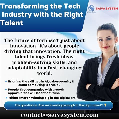 techtalent futureofwork innovation ai cybersecurity cloudcomputing… saiva system a