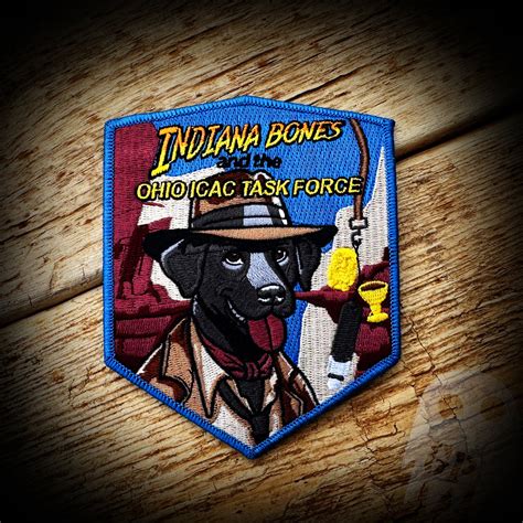 Ohio Icac Task Force Indiana Bones Patch Ghost Patch