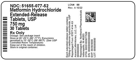 Dailymed Metformin Hydrochloride Tablet Extended Release