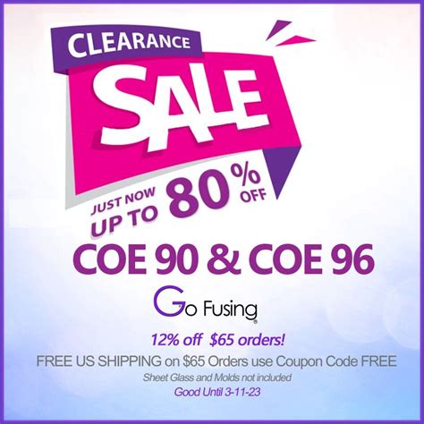 Clearance New Stock Coe 90 And Coe 96 Glass