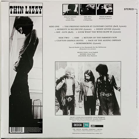 Thin Lizzy Thin Lizzy 71 Vinyl Lp
