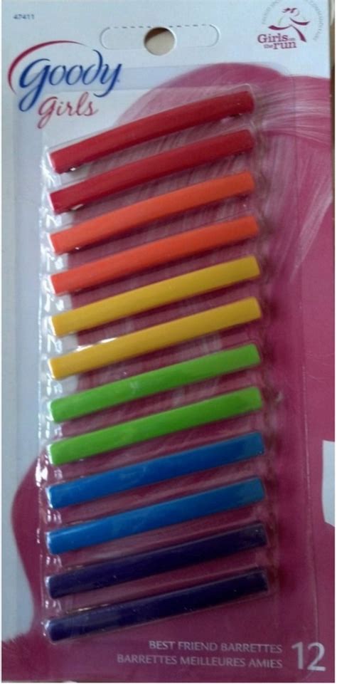 Goody Girls Classic Stay Tight Barrettes Color May Vary 12 Count