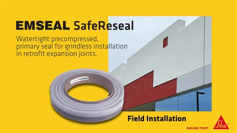Sika Emseal On Linkedin Safereseal Retrofit Joint Sealant Field