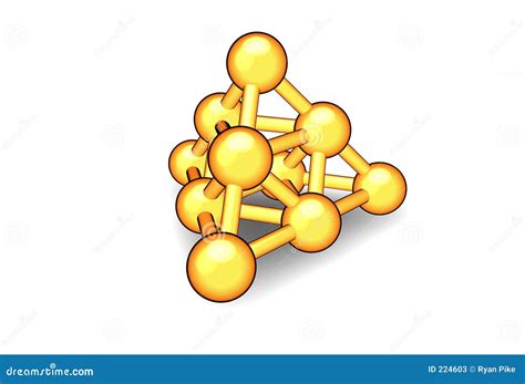 Complex Atom Stock Illustration Illustration Of Organic 224603