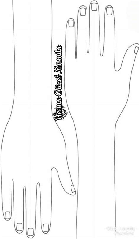 Printable Hand Template For Henna Free Printable Hq