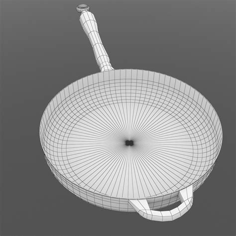 3d Kitchen Cast Iron Skillet Model Turbosquid 1375251