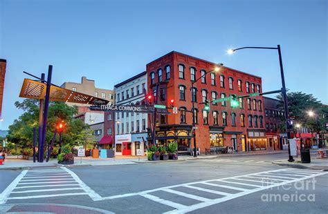 Ithaca Downtown Commons Photograph By Denis Tangney Jr Fine Art America