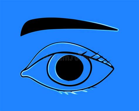 Vector Isolated Illustration Of An Enlarged Pupil Of The Eye Pupil S