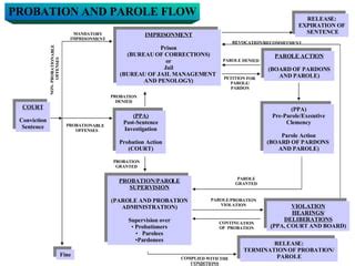 Probation And Parole Flow Presentation Ppt