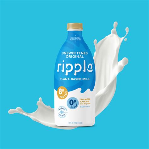 Ripple Refrigerated Unsweetened Original Milk Ripple Foods