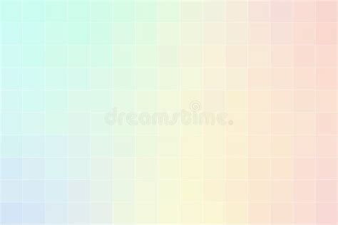 Multicolor Soft Pastel Pixel Background Gradient Abstract Tile Background Stock Illustration