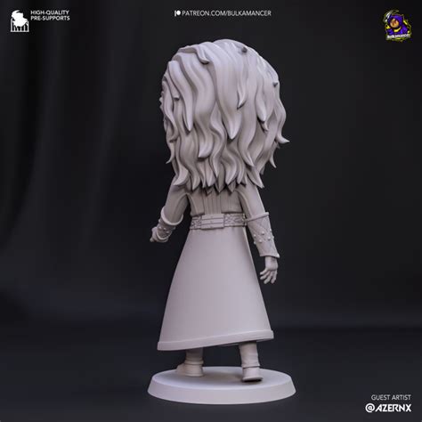 3d Printable Adventure Party Complete Chibi Set 100mm By Bulkamancer Sculpts