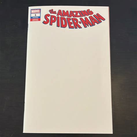 Amazing Spider Man 1 Legacy 802 Blank Sketch Cover Nm East Bay Comics