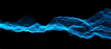 동적 파란색 도트 풍경 추상적 인 디지털 웨이브 배경 네트워크 데이터 구조 포인트 그리드 시각화 기술 벡터 그림 0명에 대한 스톡 벡터 아트 및 기타 이미지 Istock