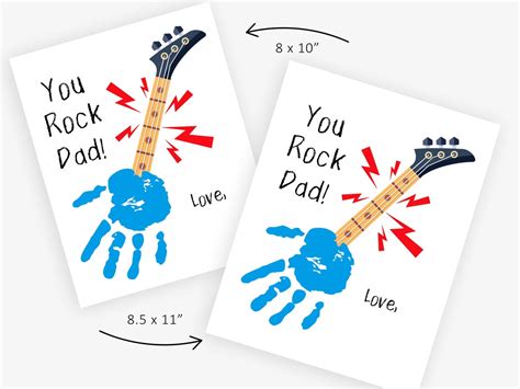 Handprint Craft For Dad Handprint Card For Dad Fathers Day