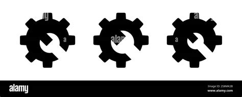 Setting Icon Vector Cog Settings Icon Symbol Stock Vector Image And Art Alamy