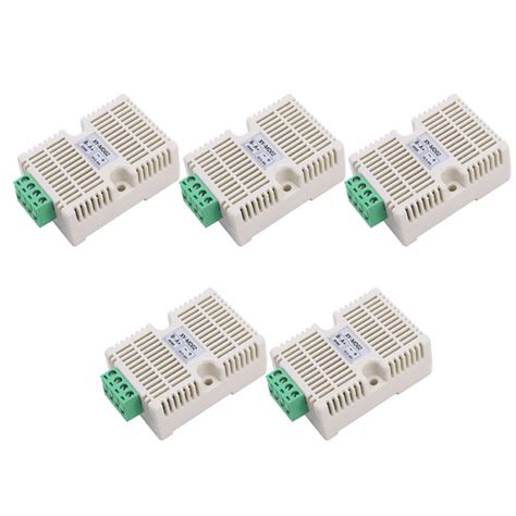 5x Temperature Humidity Transmitter Rs485 Sht20 Sensor Modbus Rtu Acquisition Module Transducer