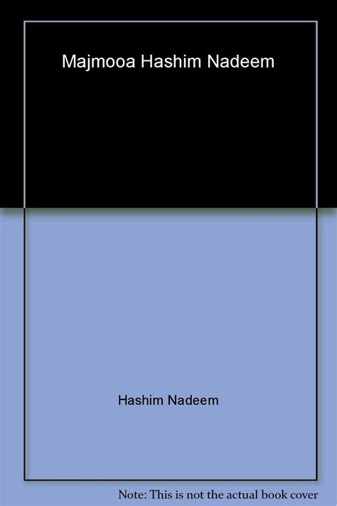 Majmooa Hashim Nadeem Hashim Nadeem 9789692768092 Books