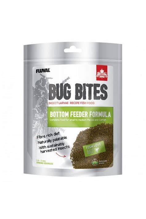 Fluval Bug Bites Pleco Formula 1 4 2mm Granule 500g
