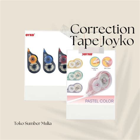 Jual Correction Tape Joyko Tip Ex Kertas Shopee Indonesia