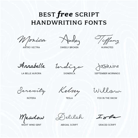 Cursive Font Type In Word Free Math Worksheet Printable