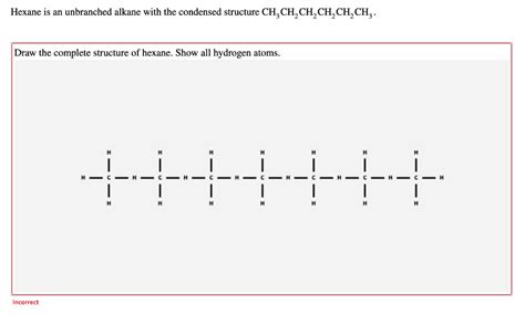 Alkane Skeletal Structure