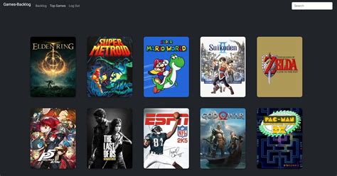 Github Mvjarrett Games Backlog A Pean Stack Crud App Designed To Allow Users To Track And