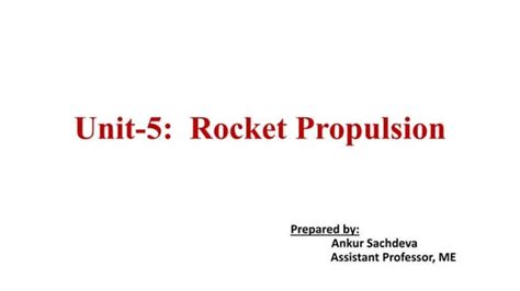 Solid Rocket Propellant Pptx Chemistry Science