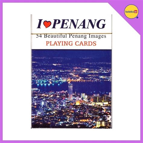Daun Terup I Love Penang Playing Cards New Shopee Malaysia