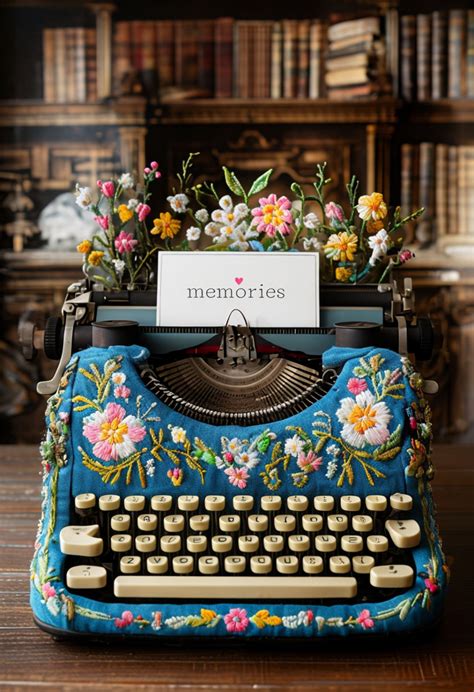 Nostalgic 1960s New York Living Room With Vintage Typewriter Art Playground