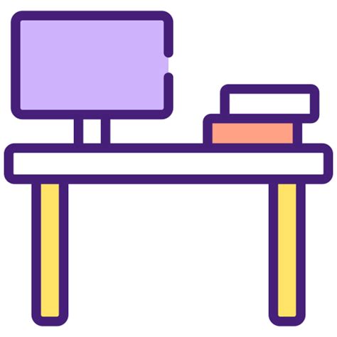 Desk Generic Color Lineal Color Icon Freepik