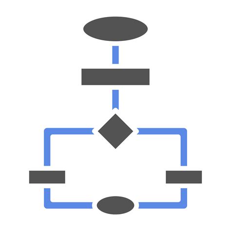 Flowchart Vector Icon Style Vector Art At Vecteezy