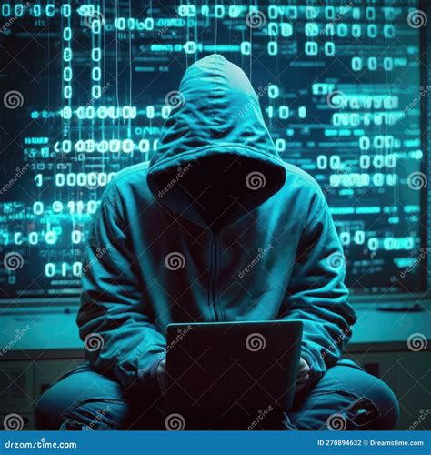 Hacker Hidden Face Pixel Logo Vector Illustration