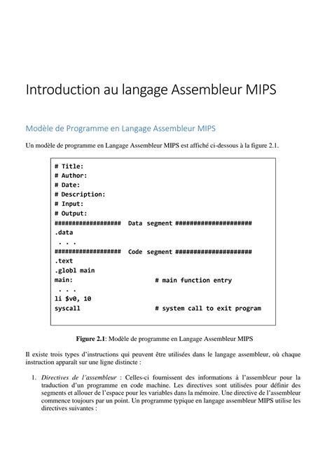 SOLUTION: Introduction assembleur mips - Studypool