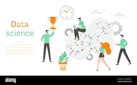 Vector Illustration Data Science Big Data Conference Big Data