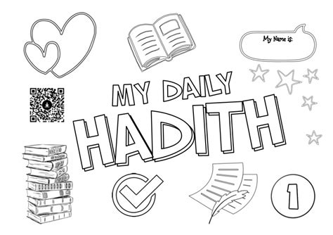 My Daily Hadith Colouring Book An Nasihah Publications