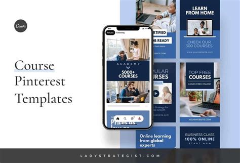 Course Pinterest Template