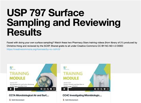 Usp 797 Surface Sampling And Reviewing Results Rxinsider