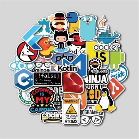 Jual Sticker Pack Programming And Coding Sticker Tumblr Laptop Stiker Jakarta Utara
